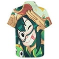 Animated My Hero Academia Men's Button-Down Shirts Daily Casual Beach ...