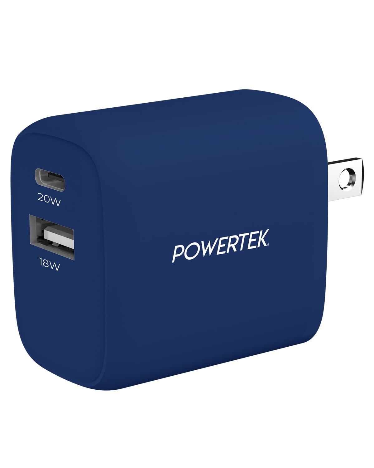 Liquipel Powertek 20W PD USBC and 18W USBA Dual Port Wall Block Charger ...