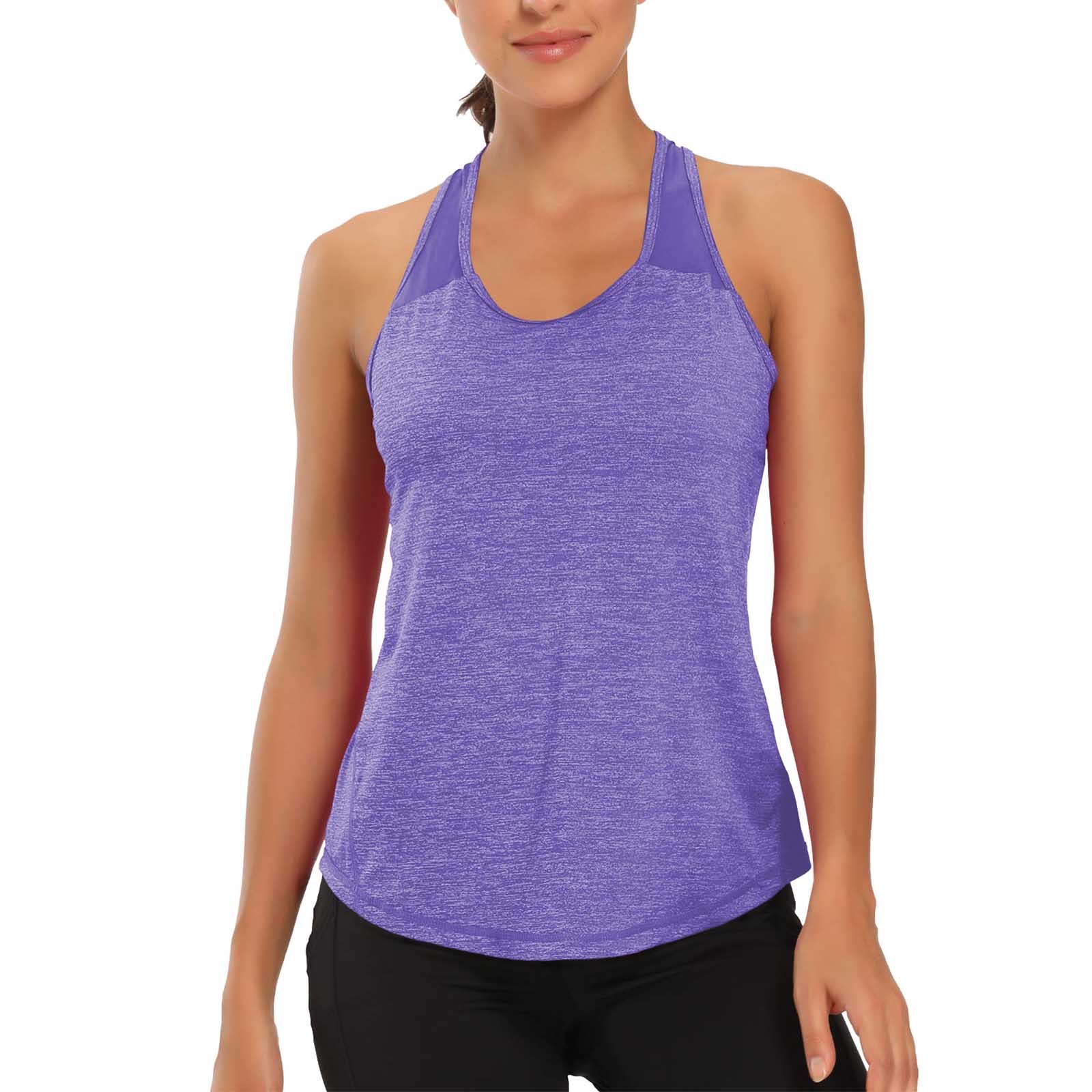Click here for Lenpel Workout Tops For Women Summer Scoop Neck Cu... prices