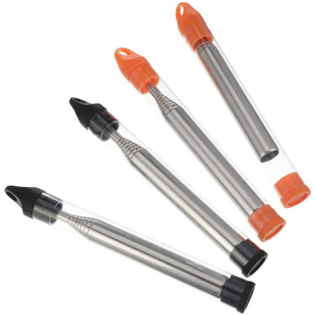 4Pcs Fire Bellows Blow Fire Tube Gear Collapsible Campfire Fire Pot T ...