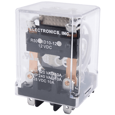 NTE Electronics R50-5D10-24 RELAY SPDT 10A 24VDC MAGNETIC LATCHING .187 ...