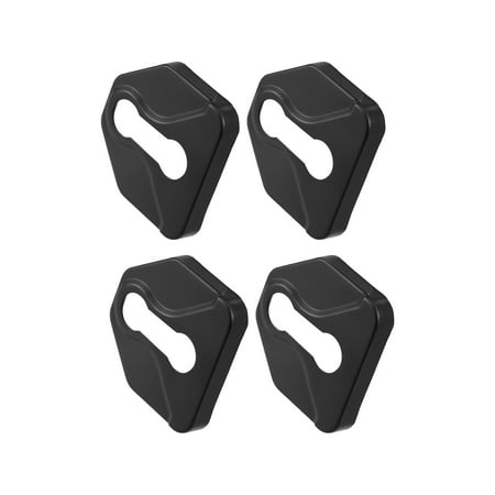 4pcs Car Door Lock Latches Cover Stainless Steel Door Lock Protector ...