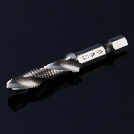 Hex Shank Drill Tap Taper Drill Bit M8 Drill M8 Taper Drill Hex Handle ...
