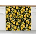 Cabinet Curtains 11"W x 13"L, Orange Lemon Sink Skirt for Bathroom ...