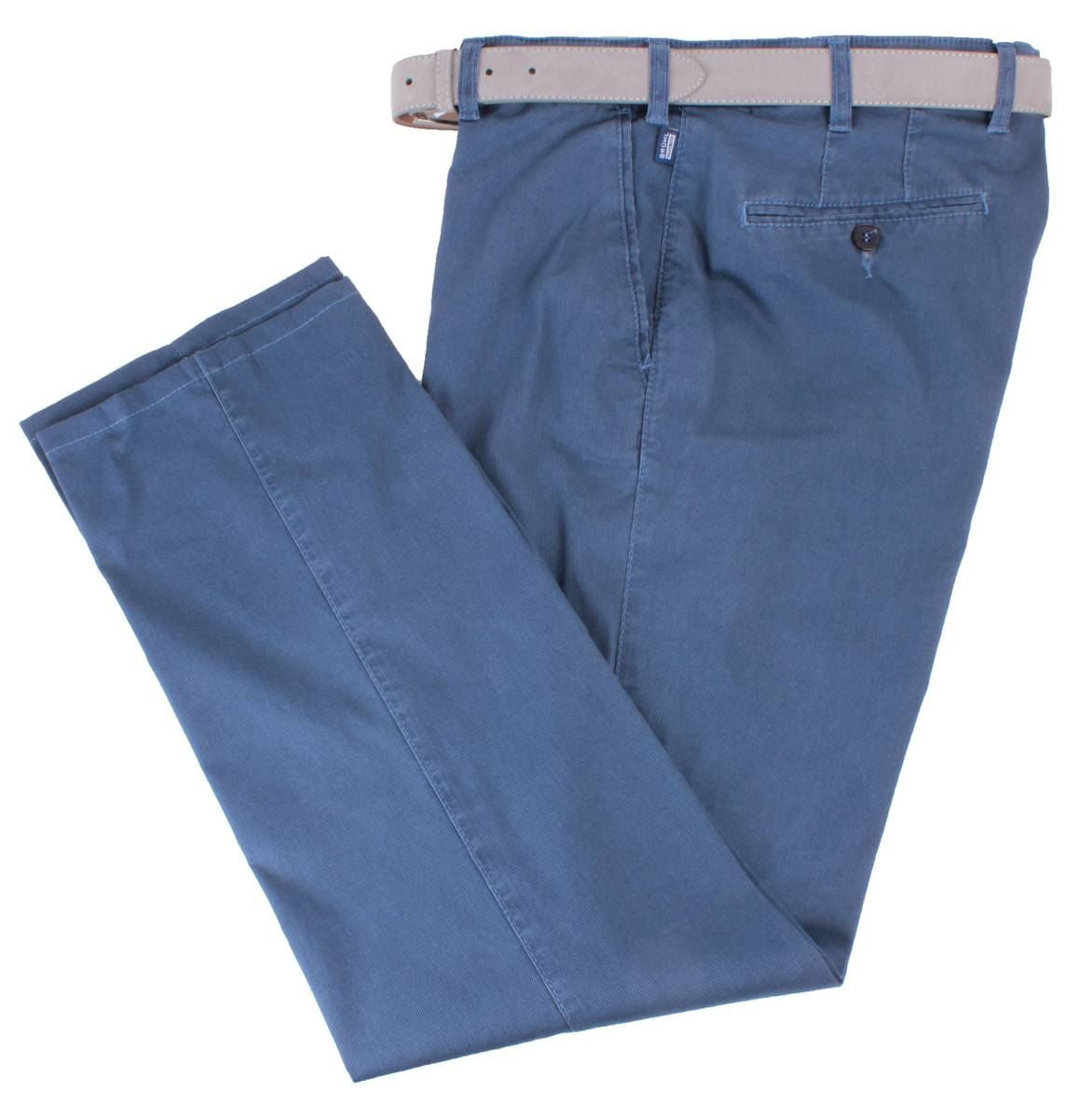 BRUHL Parma B Textured Cotton Chinos - Marine Navy - Walmart.com