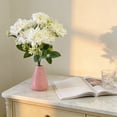 Artificial White Flower 30cm 11.81in Decorative Plastic Floral ...