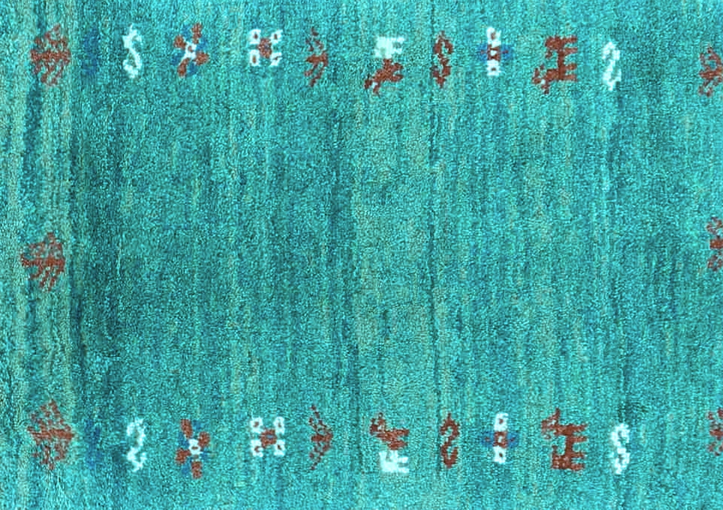 Ahgly Company Indoor Rectangle Abstract Light Blue Contemporary Area ...