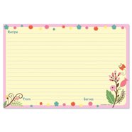 Merry Christmas Recipe Card - Set of 48 Holiday Index Cards, 4x6", by ...