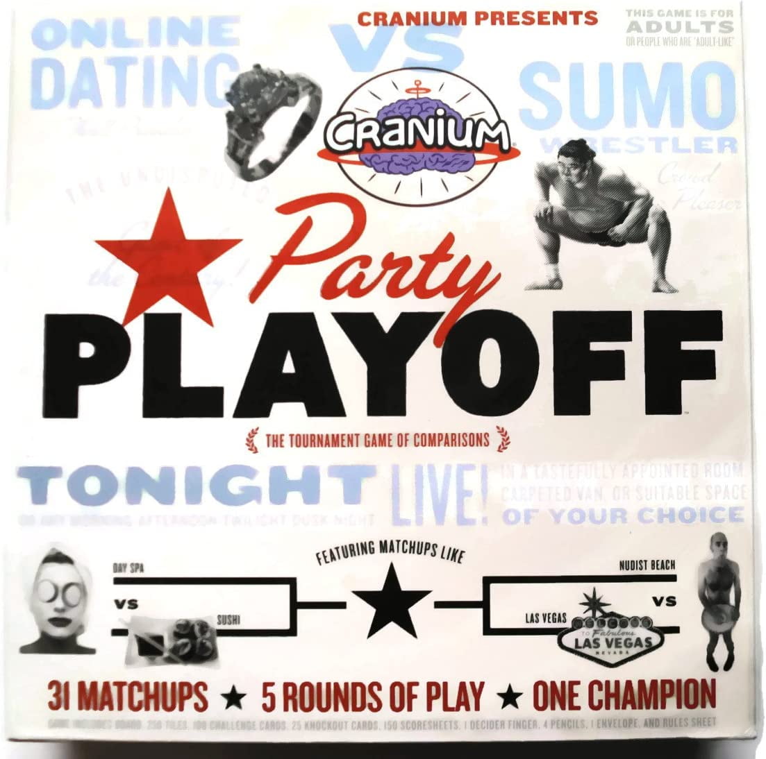 Cranium Party Playoff The Tournament Game Of Comparisons Hasbro Board ...