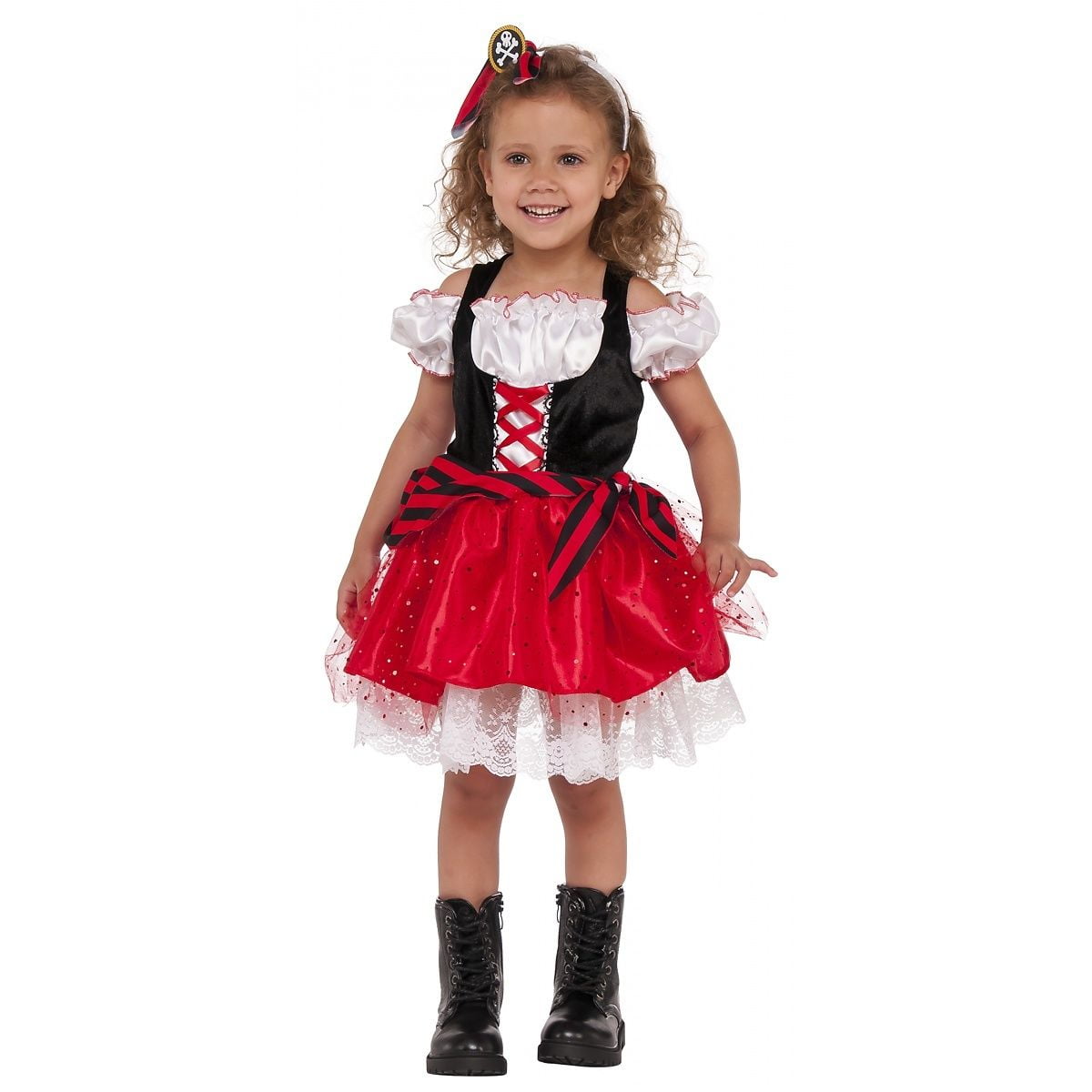 Sweet Pirate Princess Costume Dress Fancy Girls Buccaneer Child ...