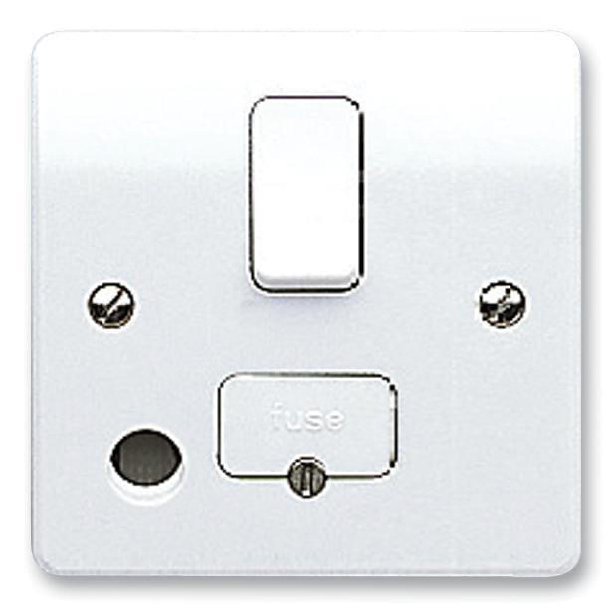 LOGIC PLUS - 13A 1 Gang Switched Fused Spur with Front Flex Outlet ...