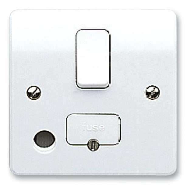 LOGIC PLUS - 13A 1 Gang Switched Fused Spur with Front Flex Outlet ...