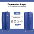 3 Piece Luggage Set Expandable Suitcases Set with Spinner Wheels & TSA ...