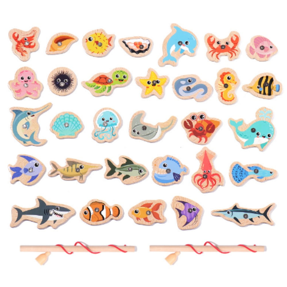Click here for Entasser 1 Set Fishing Toys - 31pcs Fish + 2pcs Fi... prices