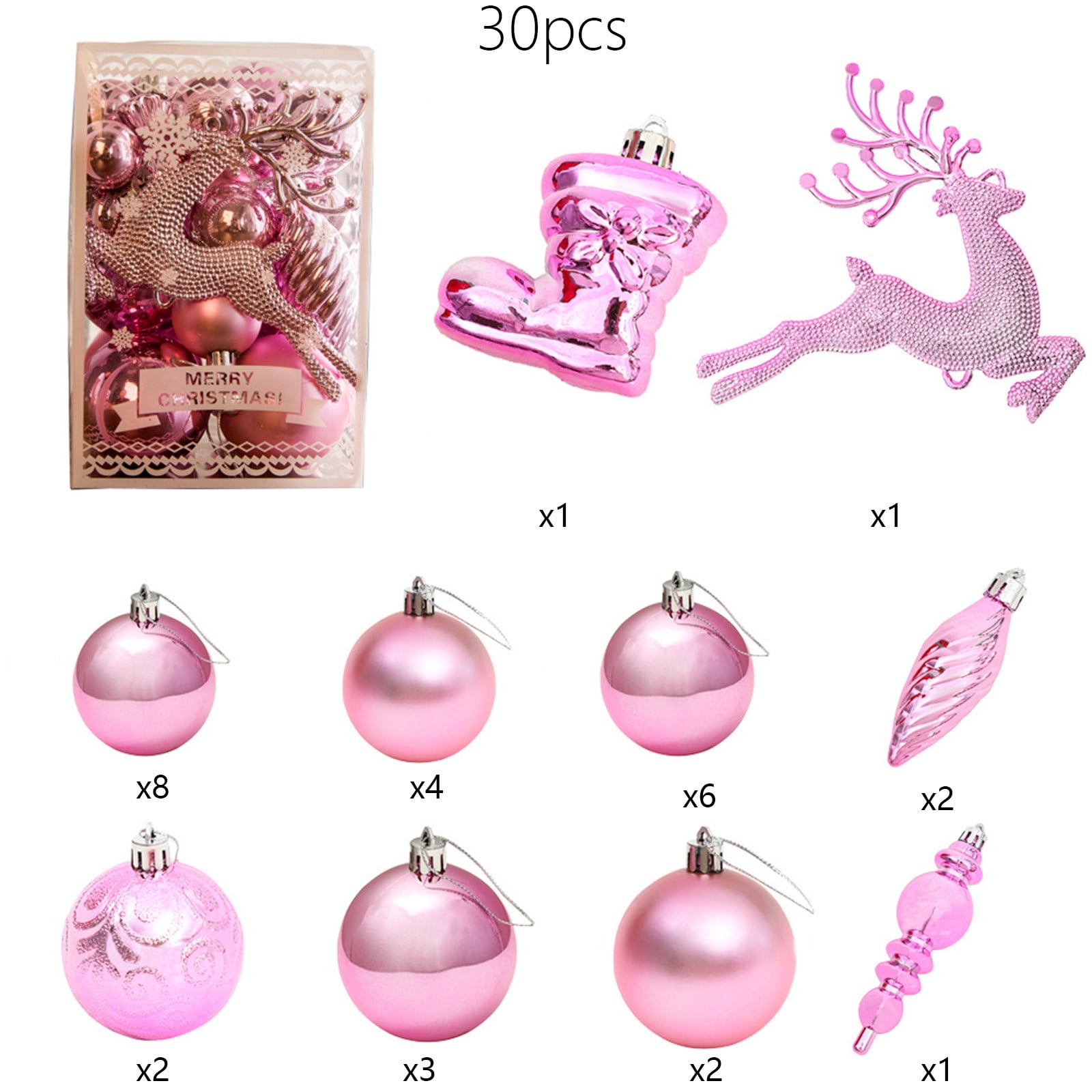 Click here for Black Of Friday Sales! Kkbbma 30 Pieces Christmas... prices