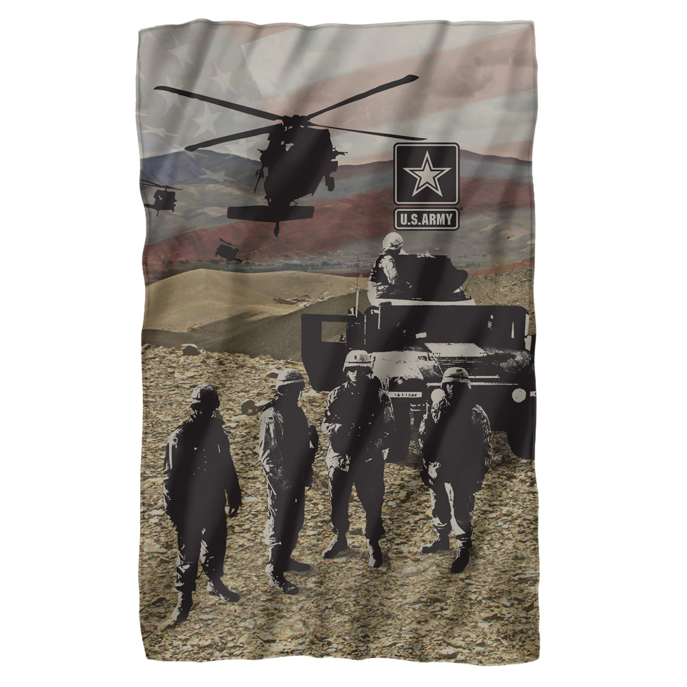 U.S. Army Blanket, 36"x58" Army Values, Fleece Blanket - Walmart.com