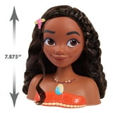 Disney Princess Moana Styling Head, 18-pieces, Pretend Play, Officially ...
