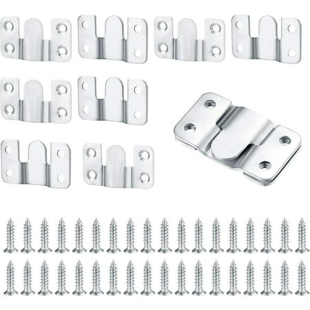 10 Pieces Concealed Flush Mount Bracket, Heavy Duty Interlocking ...