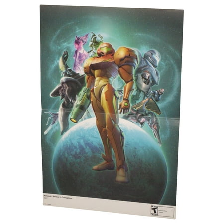 Nintendo Power Metroid Prime 3 Corruption Wii Double Sided Poster ...