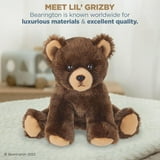 Bearington Collection Lil' Grizby Plush Brown Grizzly Bear Stuffed ...