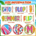 72 Pcs Summer Bulletin Board Set Flip Flop Accents Colorful Flip Flop ...