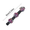 8/4Pc Braided Hair Clips Broken Hair Braided Hair Clips Little Girl ...