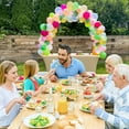 IDAODAN 12ft Adjustable Table Balloon Arch Kit, Balloon Holder Base for ...