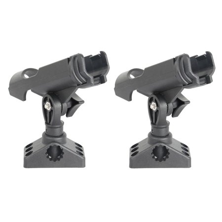 Raft Rod Holder Rest Stand Adjustable Pole Bracket Rack Black | Walmart ...