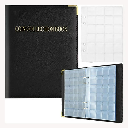 480 Pockets Pieces Album Collection Book of Standard pocket for coins ...