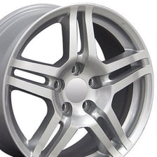 17" Black With Diamond Cut Face Recluse 419 Wheel by Ultra Wheel 419 ...