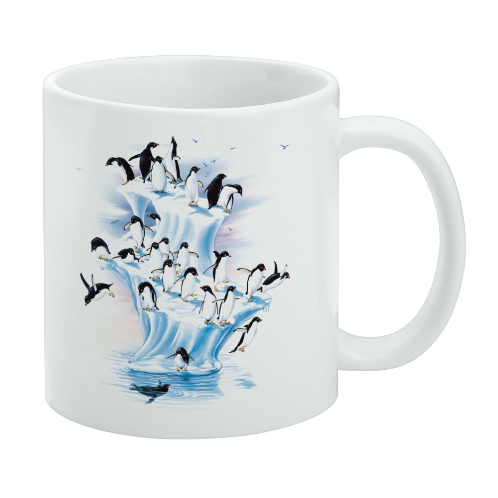 Emperor Penguin Iceberg Antarctic White Mug - Walmart.com