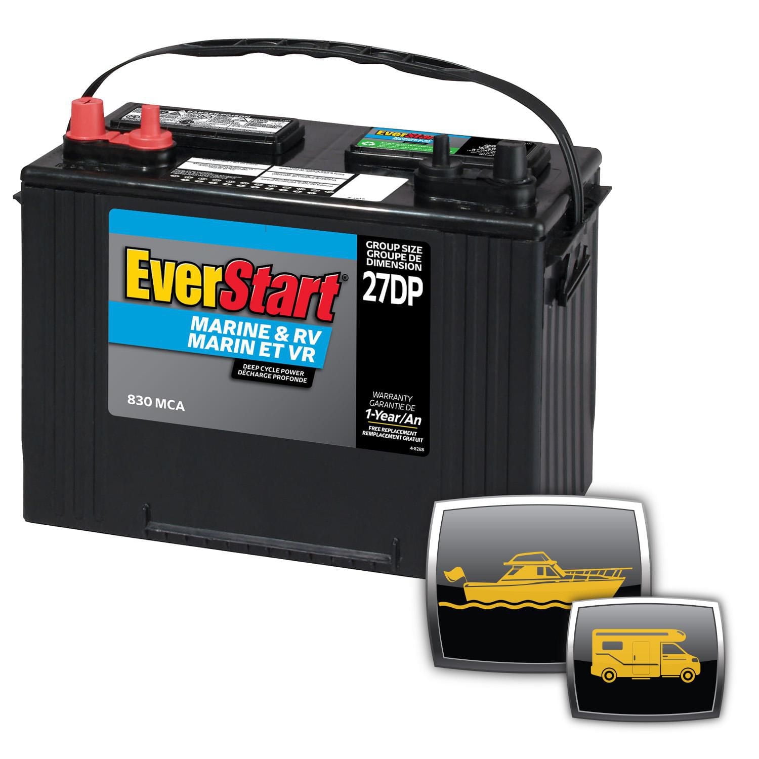 Click here for Everstart Marine 27dc-850n  12 Volt  Marine/Rv Bat... prices