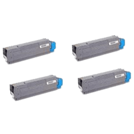 Zoomtoner Compatible OKIDATA C6000 / C6050 Laser Toner Cartridge Set ...