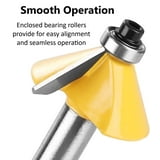 35 Piece Carbide 1/2" Shank Router Bit Set with Aluminum Carrying Case ...