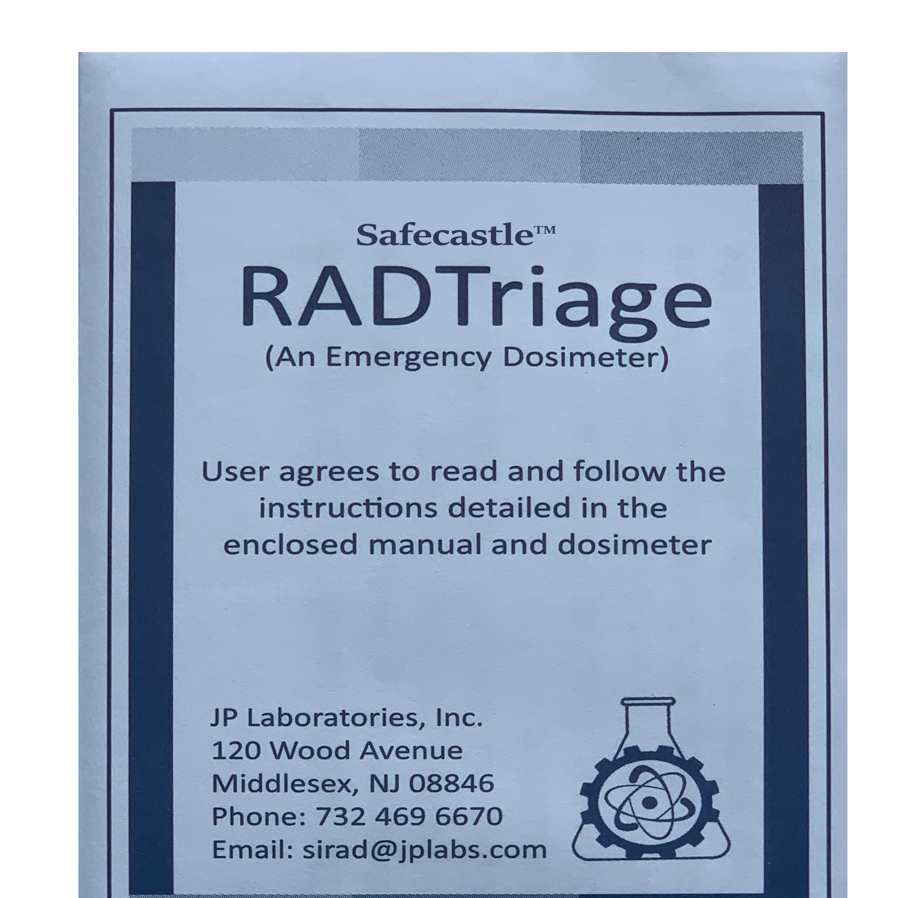 Emergency Radiation Detector Rad Triage 50 Personal Radiation Detector ...
