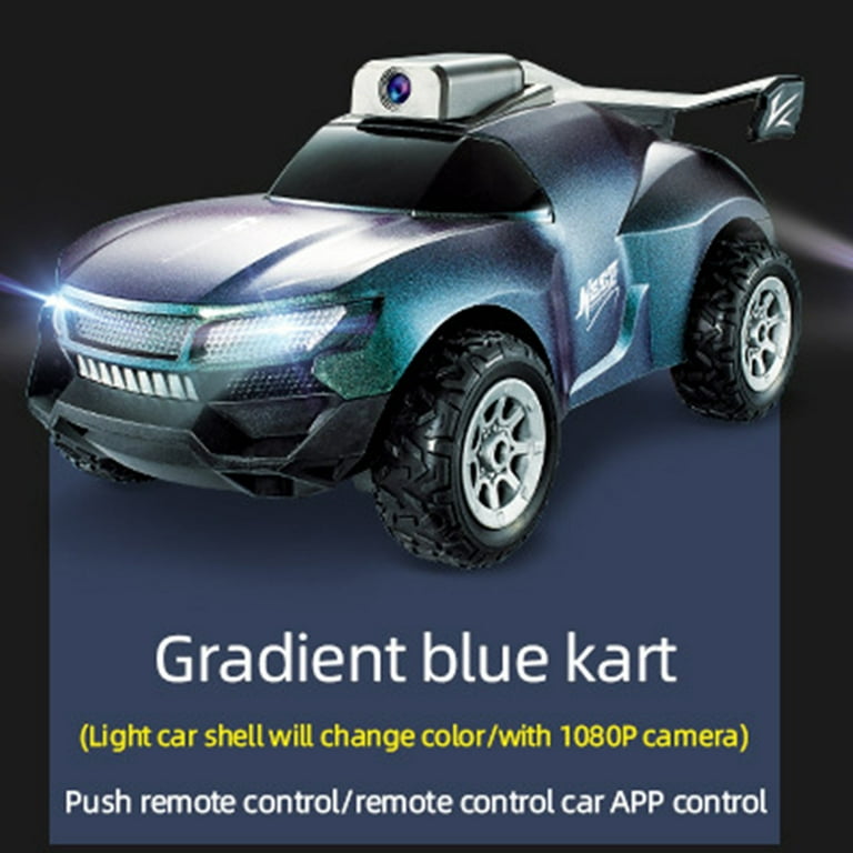 PIMOXV Remote Control Car with 1080P HD Camera 1 20 RC Cars with Camera 2.4Ghz High Speed Monster Truck Toy Vehicle 2 Batteries for 60 Mins Play