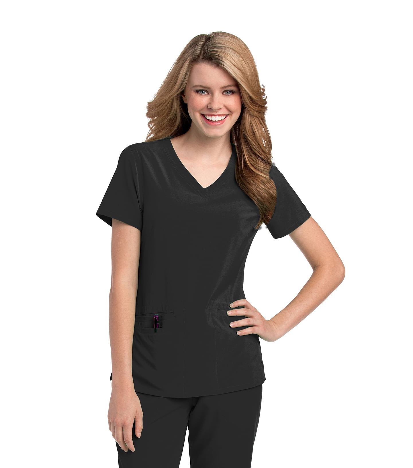 Urbane Performance Women's Motivate Modern Fit Two Pocket V-Neck Scrub ...