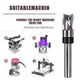 1/4inch/3/8inch/1/2inch/3/4inch Router Bit With Double Ball Bearing For ...