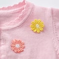 BFHHYA Sweaters for Girls with Flowers Embroidery Long Sleeve Button ...