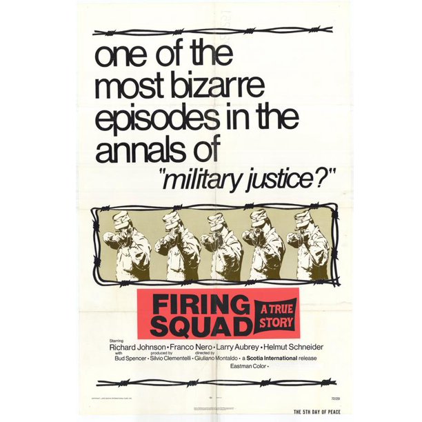 Firing Squad - movie POSTER (Style A) (11" x 17") (1972) - Walmart.com