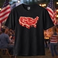 USA Steak Map T-Shirt | Carnivore T-Shirt for Zero Carb & Meat Lovers ...