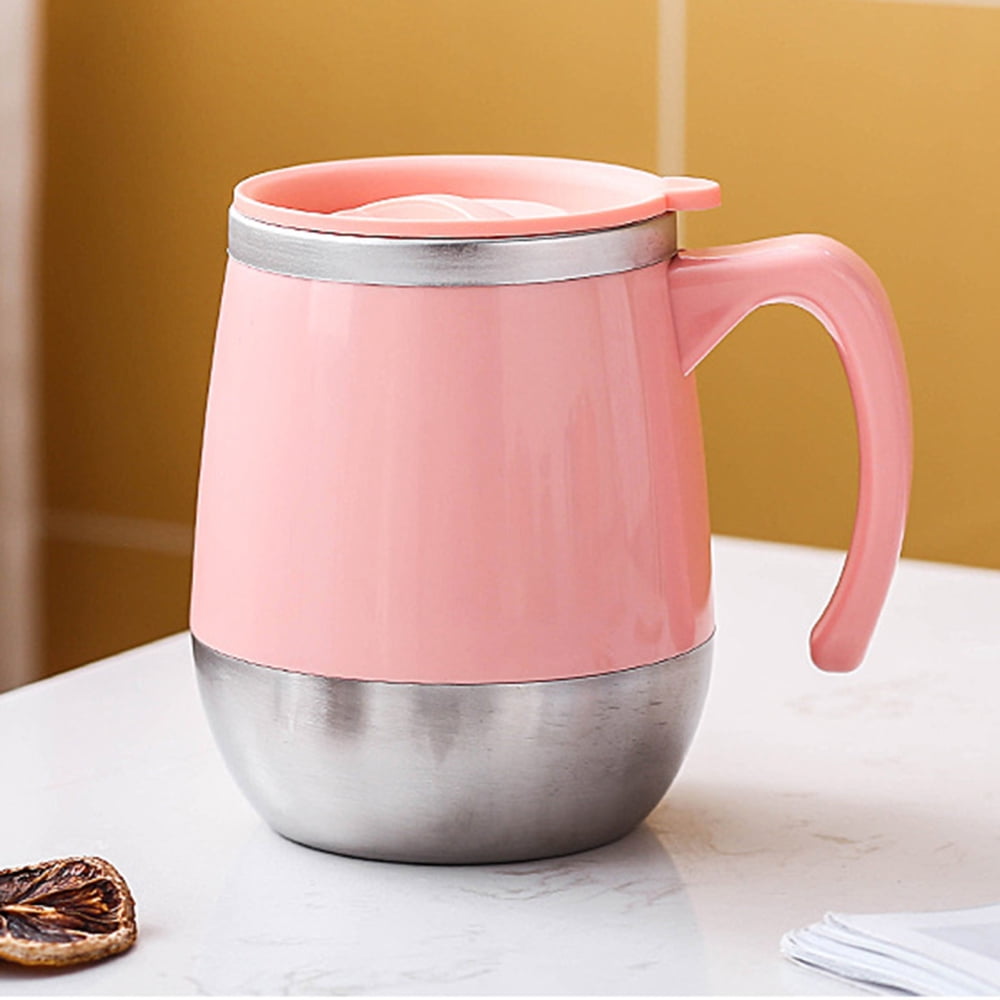 500ML Vacuum Insulated Coffee Mug Large Capacity No Water Leaking Cup ...