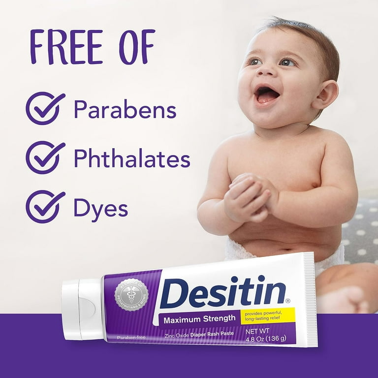 Desitin 3-Pack Maximum Strength Baby Diaper Rash Cream With, 56% OFF