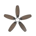 Home Decorator Daniel Island 52" White LED Outdoor Ceiling Fan with ...