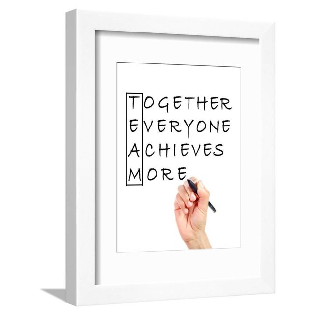 Teamwork Framed Print Wall Art By Pixelbliss - Walmart.com