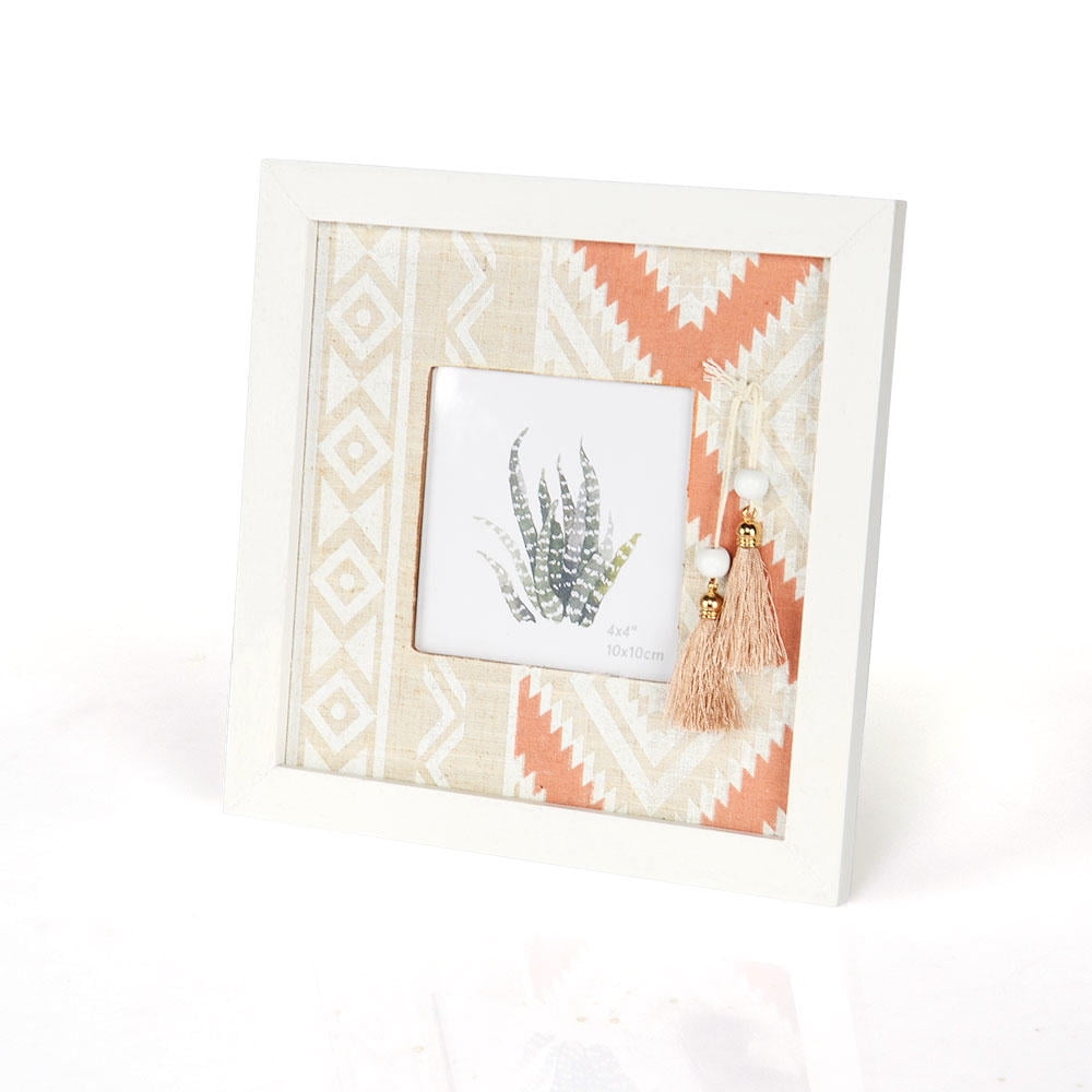 Click here for Livingbasics Wood Photo Frame Vintage Geometric Pr... prices