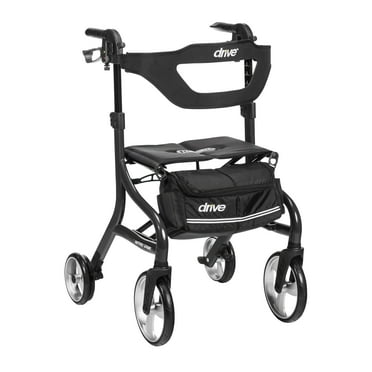Drive Medical Duet Dual Function Transport Wheelchair Rollator Rolling ...