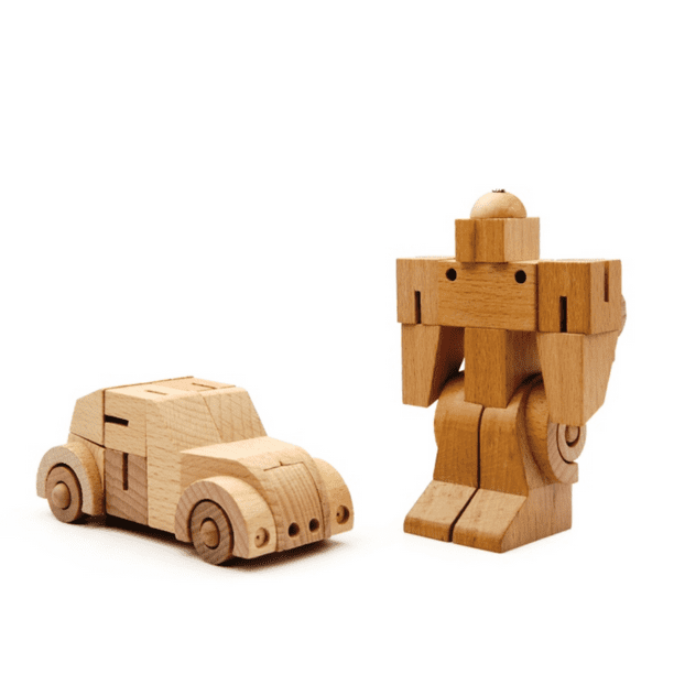 WooBots - Wooden Robot Transforms into a Beetle - Walmart.com