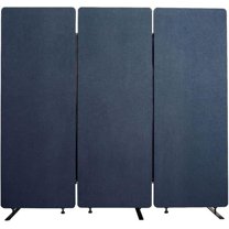 Luxor Freestanding Modular Room Divider Wall System with Built-in Cable ...