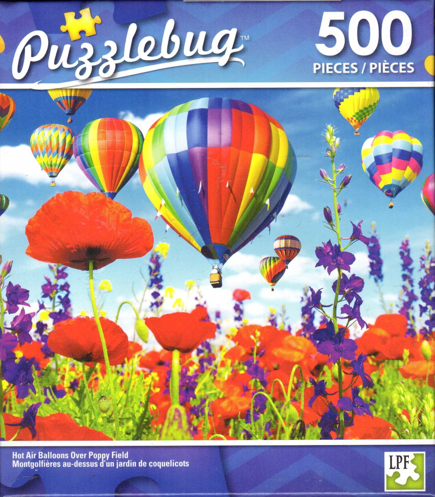 Puzzlebug 500 - Hot Air Balloons Over Poppy Fields - Walmart.com